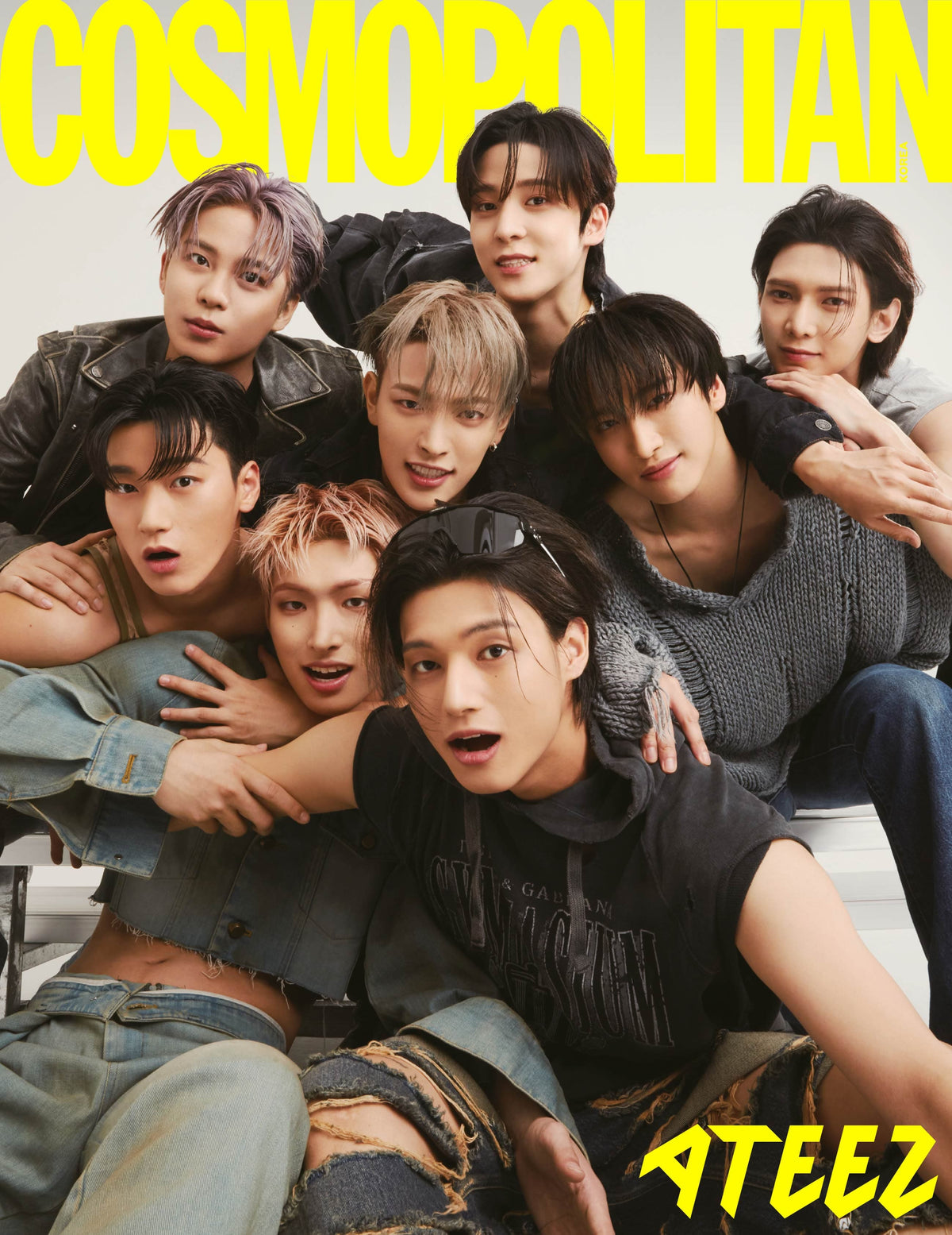 COSMOPOLITAN MAGAZINE - AUGUST 2023 - COVER : ATEEZ — Oh Seoul Happy